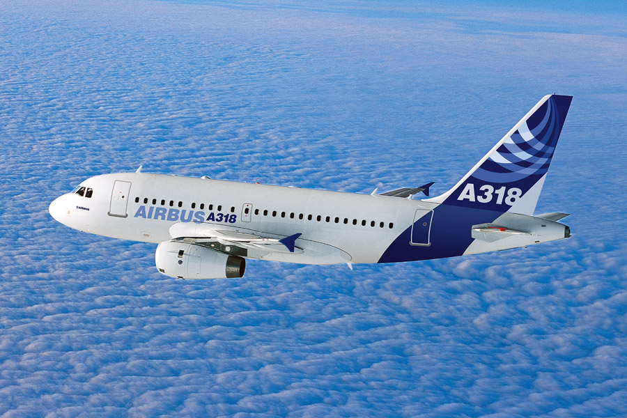 Airbus A318 medium haul aircraft charter - Jet Rose