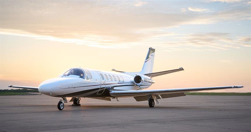 Cessna Citation II private jet charter - Jet Rose